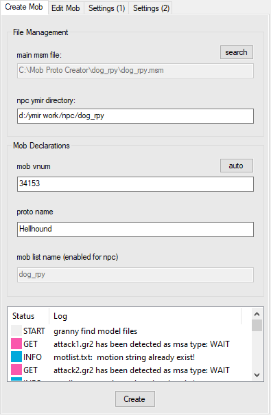 Mob Proto Creator - MCDEV Store